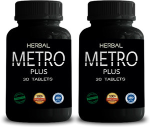 hervedic Herbal Metro Plus Tablet for Men Power Stamina (2 x 30 ...
