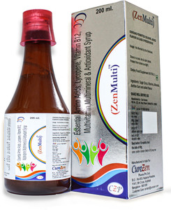 CureZen Pharma ZenMulti-200 Multivitamin & Multiminerals Syrup, Amino ...
