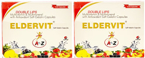DOUBLE LIPS Eldervit antex MULTIVITAMIN & MULTIMINERAL ANTIOXIDANT ...