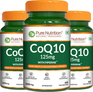 Pure Nutrition Bio COQ-10 (A Bio Enhanced Cellular Energy Capsules -60 ...