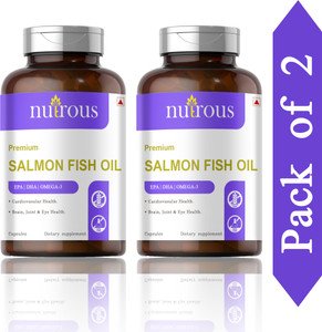 Nutrous Salmon Fish Oil 1000mg Triple Strength 660mg (G217) Price in ...
