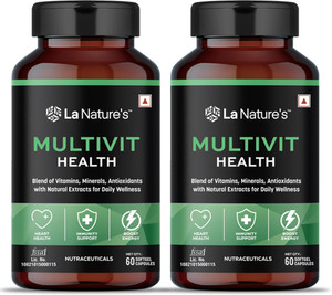 La Natures Multivit Health| Multivitamin for Energy Stamina Immunity ...