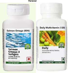 FOREVER Salmon Omega 3 (60N) & Daily (120N) Joint pain treatment Price ...