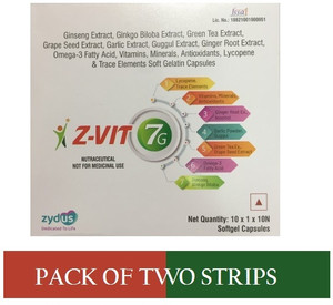 zycare Z-VIT 7G MULTIVITAMIN CAPSULES WITH OMEGA 3 AND ANTI OXIDANTS ...