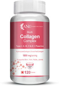 ANC Multi Collagen With 5 Types I, II, III, V & X Helps Skin, Hair ...