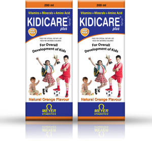 Kidicare Plus Multivitamin Syrup For Children Upto 12 Years Price in ...