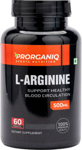 Prorganiq L-Arginine 500mg Supplement for Men & Women Price in India ...