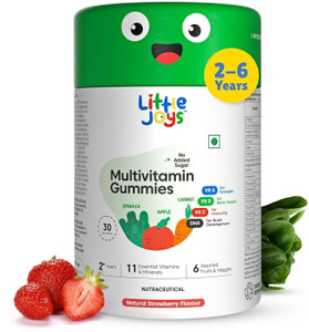 Little Joys Multivitamin Gummies for Kids 2-6 years | Strawberry Flavor ...