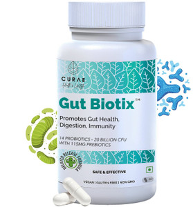 curae health Gut Biotix Probiotics and Prebiotics for Gut Health ...