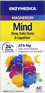 Enzymedica Magnesium, Mind, 60 Capsules Price in India - Buy Enzymedica ...