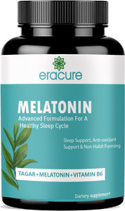 EraCure Sleeping Pills Aid for Deep Sleep with Melatonin Tablets (S117 ...