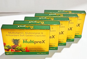 Multiprex Multivitamin multimineral antioxidant soft gelatin capsules ...