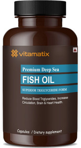 Vitamatix Deep Sea Fish Oil 2500mg (Omega 3 Fish Oil) (H52) Price in ...