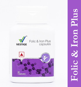 Vestige Folic & Iron Plus (Maintain haemoglobin level) Price in India ...