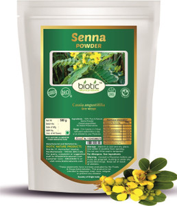 biotic Senna leaves Powder - Sana - Sanay - Sonamukhi Powder - 500g ...