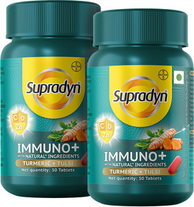 Supradyn Immuno+,Multivitamin,Immunity Booster with Vit C, Vit D, Zinc ...