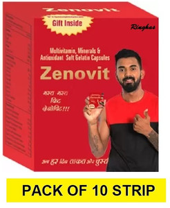 RINGHAS Zenovit MULTIVITAMINS & MULTIMINERALS SOFTGELS (10*10CAPSULES ...