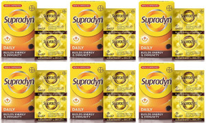 Supradyn Daily Multivitamin Tablet,12 Vitamins, 5 Elements ,225 Tablets ...