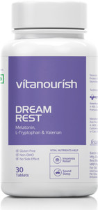 Vitanourish Dream Rest Tab – 30 Tablets(Pack Of 1) Immunity Booster ...