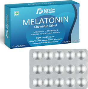 DOCTORFIT Melatonin Chewable Tablets with L-Theanine for healthy sweet ...