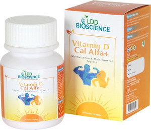 ldd bioscience VITAMIN D CAL ALFA + Multivitamin Tablet for Healthy ...