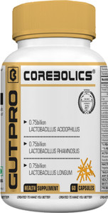 Corebolics GUTPRO PRE+PROBIOTICS FORMULA |60 Capsules| 60 Servings ...