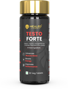 healeo Testosterone Forte, 12 in 1 Testo Booster with Tribulus, Safed ...