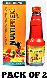 Multiprex Multivitamin multimineral antioxidant syrup pack of 2 Price ...