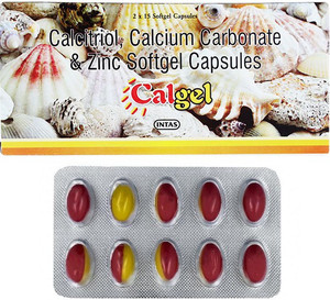 INTAS CALGEL CALCIUM CAPSULE FOR BETTER BONE TEETH AND CALCIUM ...