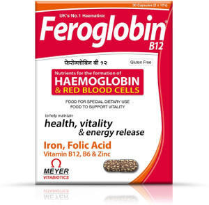 Feroglobin B12 For Men And Women Support Haemoglobin Formation (Pack of ...
