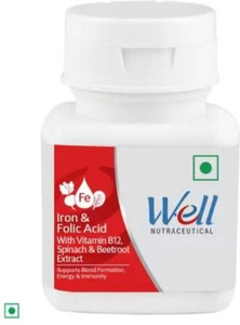 Well IRON & FOLIC ACID Tablets Price in India - Buy Well IRON & FOLIC ...