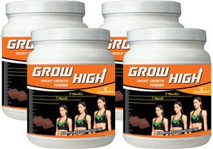 Cosmetus Grow High- Herbal Height Growth Chocolate Flavor Powder for ...