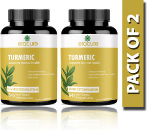 EraCure TURMERIC Tablets, CURCUMIN, CURCUMIN Tablets (K224) Price in ...