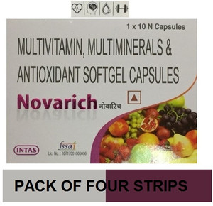 intas NOVARICH MULTIVITAMIN BODY BUILDING SUPPLEMENT (4*10CAPS) Price ...