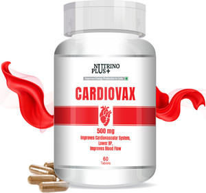 Nutrinoplus Natural Cardiovax with Coenzyme Arjuna Extract & Moringa ...