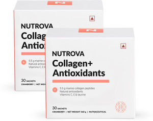 NUTROVA Collagen+Antioxidants Supplement Powder For Men & Women ...