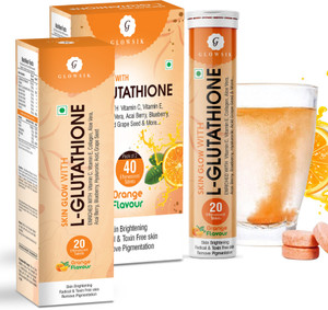 G GLOWSIK Glutathione Skin Glow 60 Effervescent Tablet with collagen ...