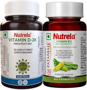 NUTRELA Combo B12+D2k Multivitamin Capsules Price in India - Buy ...