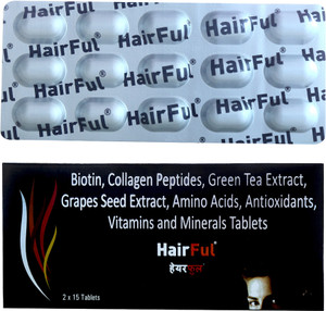 HairFul Biotin Hair Regrowth & Hair Fall Tablets 30 Price in India ...