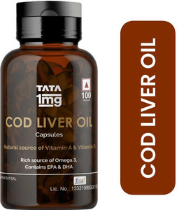 TATA 1mg Cod liver Oil Capsule Help Reduce Joint Pain And Maintain The ...