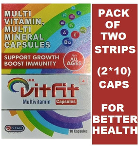 Uhl ELDER LABS VITFIT MULTIVITAMIN DIETARY SUPPLEMENT CAPSULE (2*10CAPS ...