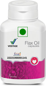 VESTlGE Vestige Flax Oil - 90 Softgels (with Rich Source of Vitamin E ...