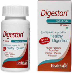 HealthAid Digeston - Digestive Enzyme Blend for Healthy Digestion ...
