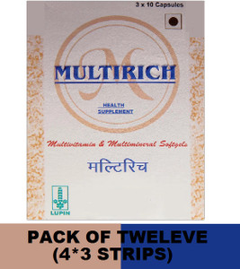 Lupin PREMIUM MULTIRICH MULTIVITAMIN SOFTGEL CAPSULE FOR MEN AND WOMEN ...