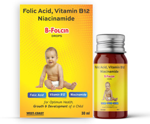 West Coast B-Folcin Drops for Folic Acid & iron deficiency Price in ...
