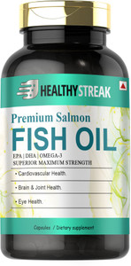 Healthy Streak Salmon Fish Oil 1000mg Triple Strength 660mg (G123 ...
