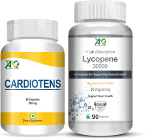 ANC CARDIOTENS 60 Capsules & Lycopene 90 Capsule Support For Heart ...