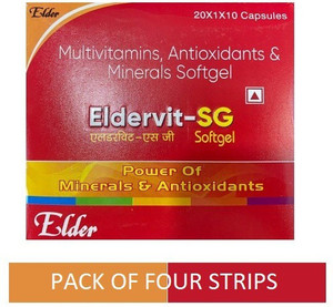 ELDERVIT SG MULTIVITAMIN CAPSULE FOR MEN AND WOMEN (4*10CAPSULES) Price ...