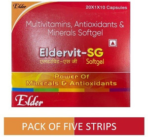 ELDERVIT SG CAPSULE ANTEX PHARMA MULTIVITAMIN CAPSULE FOR MEN AND WOMEN ...