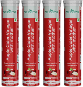 Neuherbs Apple Cider Vinegar Effervescent Tablet With Mother,Vit B6 ...